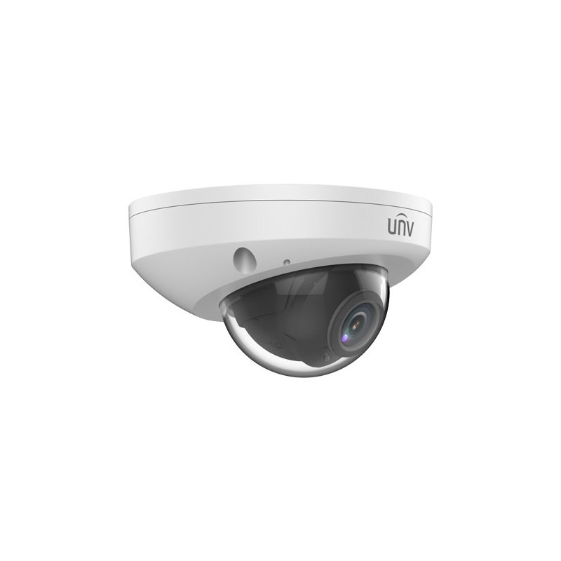 UNV 8MP HD Intelligent LightHunter IR 2.8mm Fixed Mini Dome Camera, Built-In Mic IPC318SR3-ADF28KM-G
